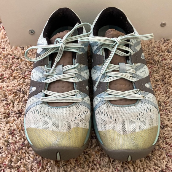 Merrell | Shoes | Merrell Womens Sneakers Size 75 Aqua Blue | Poshmark